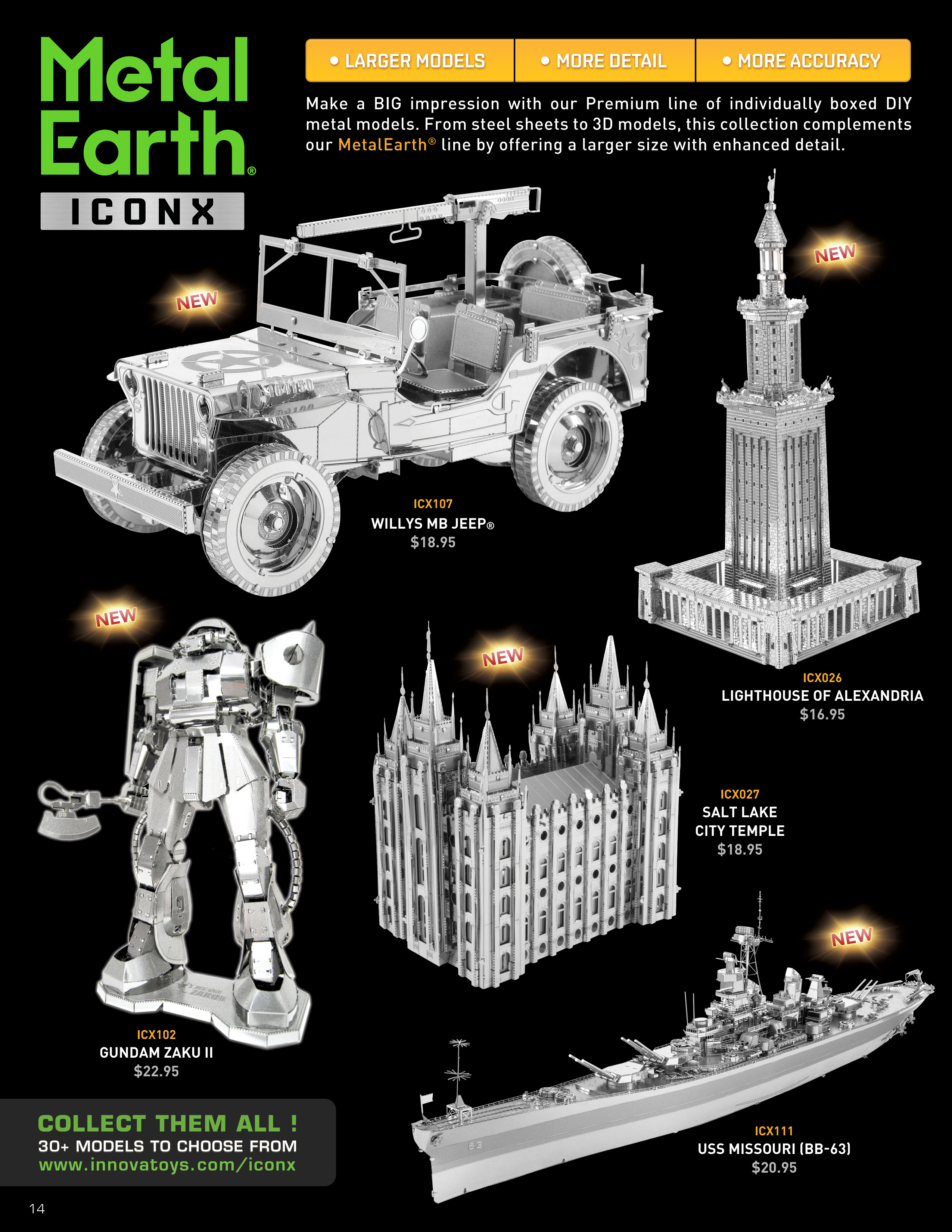 Innovatoys | Metal Earth Online Store - Free shipping for ALL orders