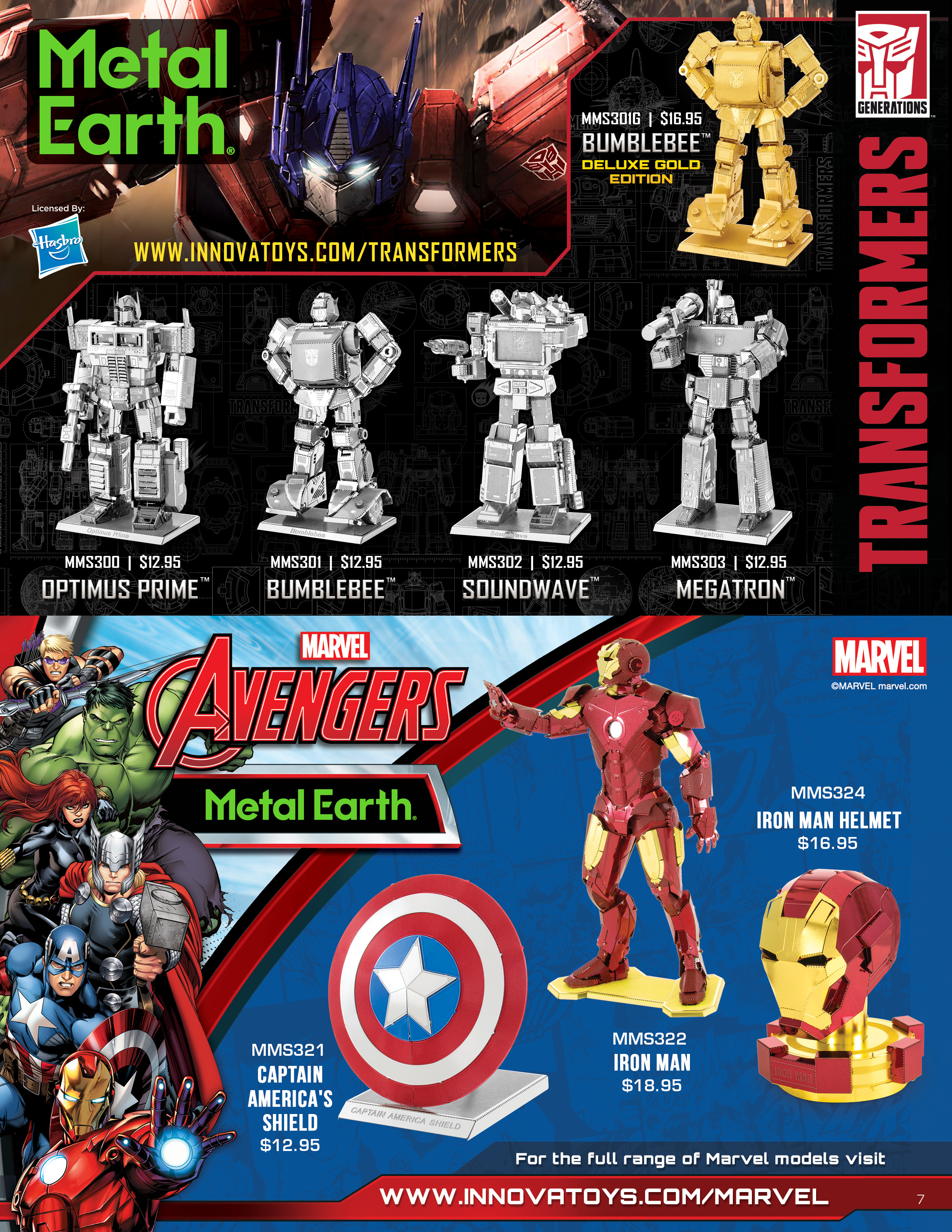 Innovatoys | Metal Earth Online Store - Free shipping for ALL orders