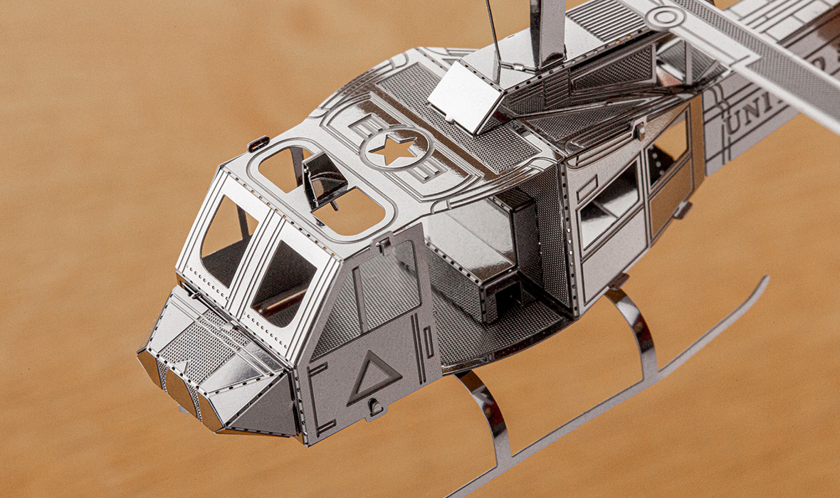 Metal Earth Helicopter Huey 3D Model Kit - Innovatoys